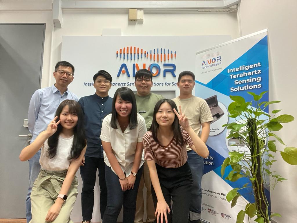 Image (top row, 1 st from left): Kevin Zhang, Founder and CEO of ANOR Technologies, and his team